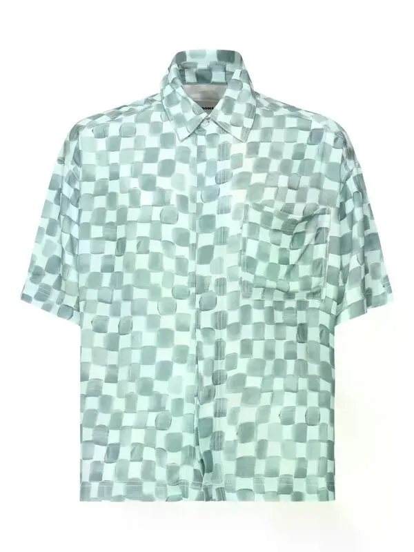 BONSAI Checkered Short-sleeve Shirt