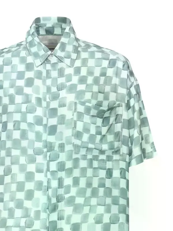 BONSAI Checkered Short-sleeve Shirt