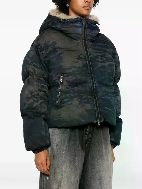 DIESEL Camouflage Padded Jacket