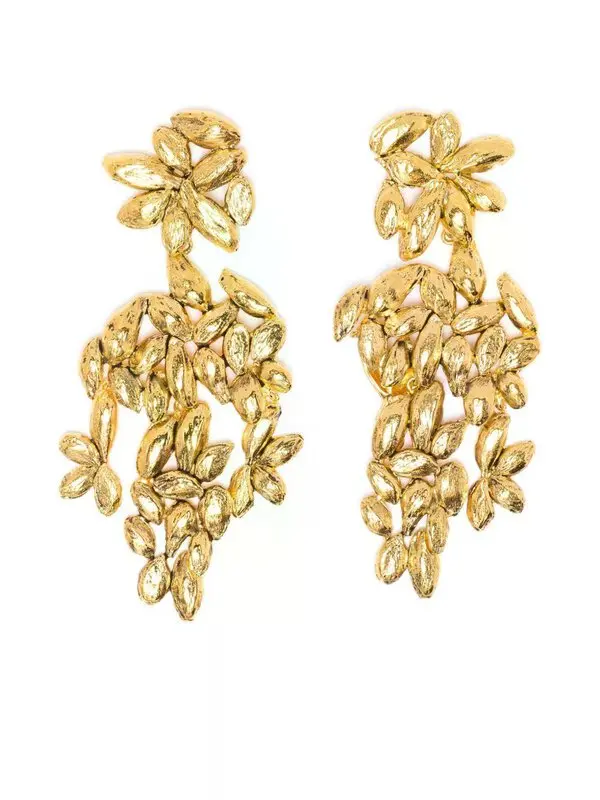 AURÉLIE BIDERMANN Difenda Leaf Earrings - Gold