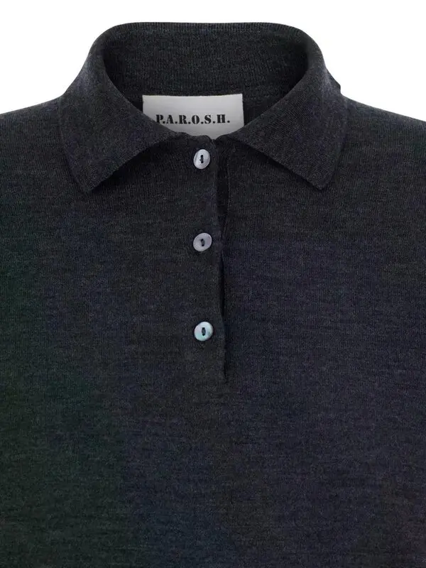 P.a.r.o.s.h Polo-neck Button Polo Shirt