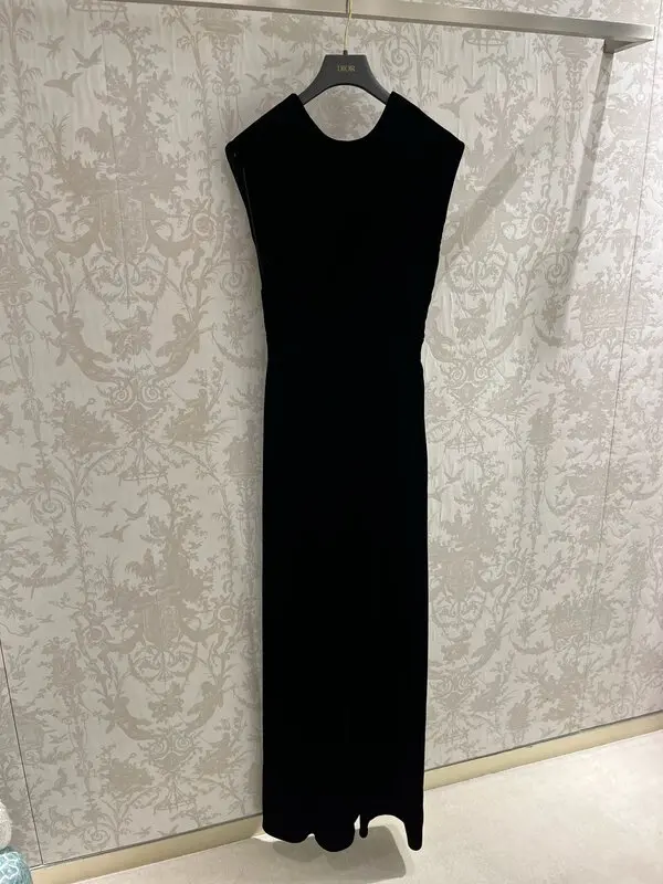 Dior Evening Velvet Dress - Black
