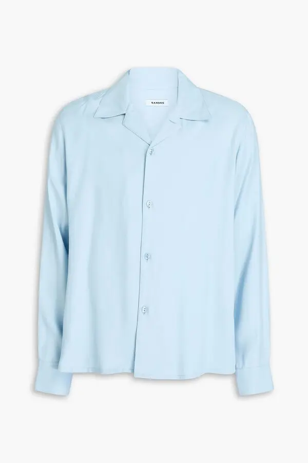Sandro Twill Shirt - Sky Blue