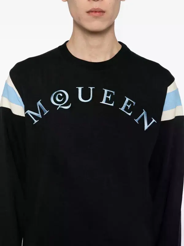 Alexander McQueen Logo-embroidered Sweatshirt