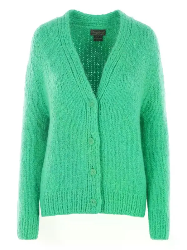 WOMMELSDORFF BERLIN V-neck Ribbed-trim Cardigan