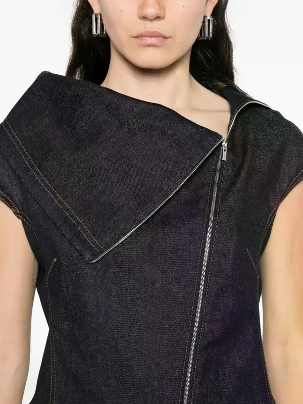Jacquemus Zip-front Asymmetrical Top