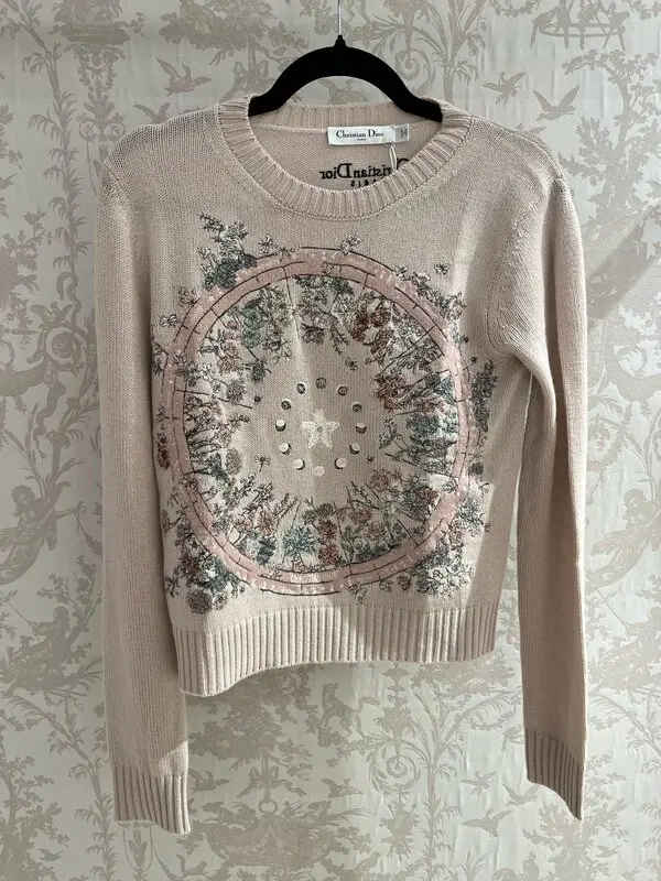 Dior Printed Sweater - Pink