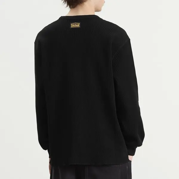 Aries Reversible Temple Waffle Long Sleeve T-shirt