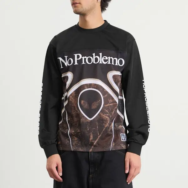 NO PROBLEMO Alien Long Sleeve Moto Jersey