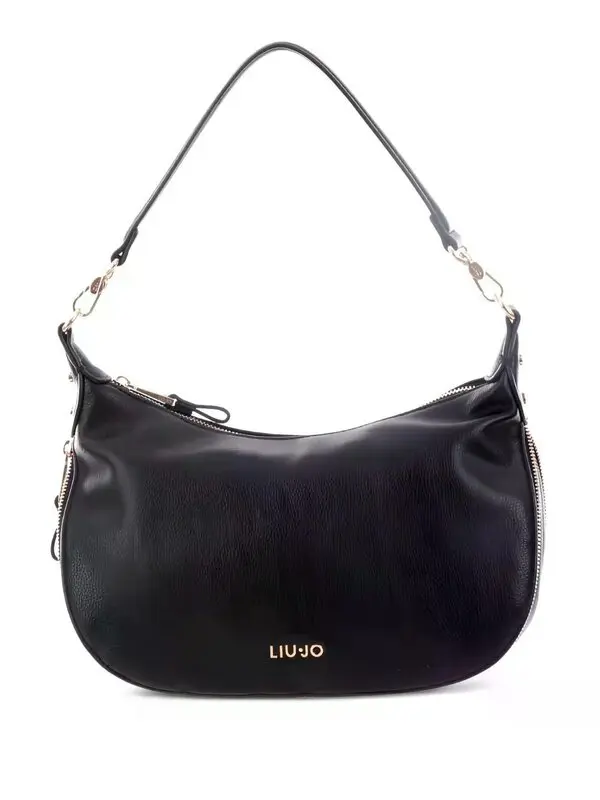 Liu Jo Curved Zip-detail Shoulder Bag - Black