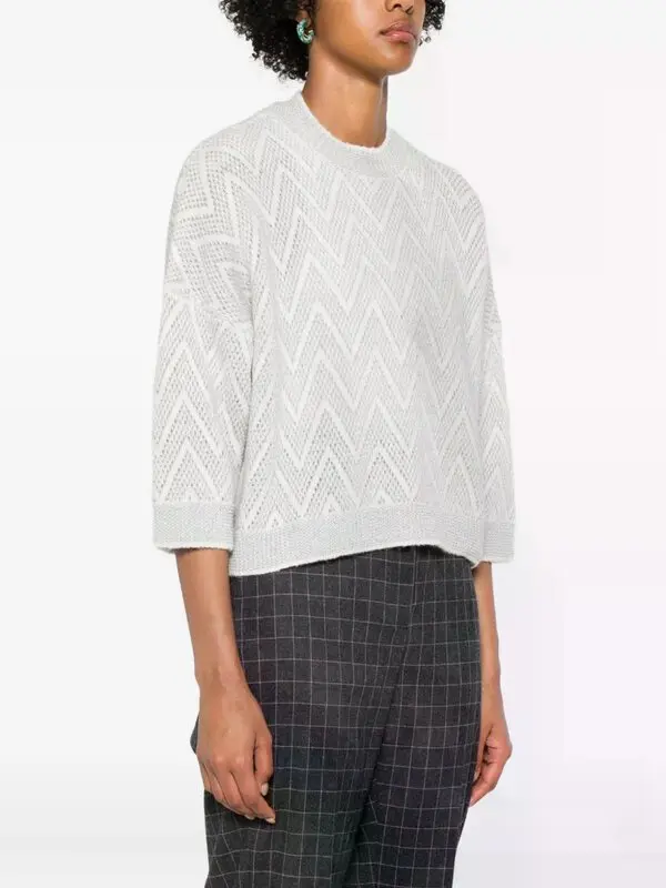 Peserico Chevron-pattern Sweater
