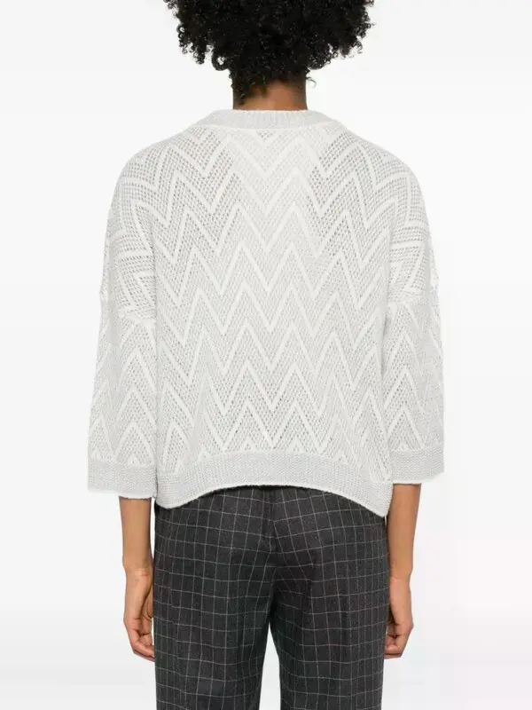 Peserico Chevron-pattern Sweater