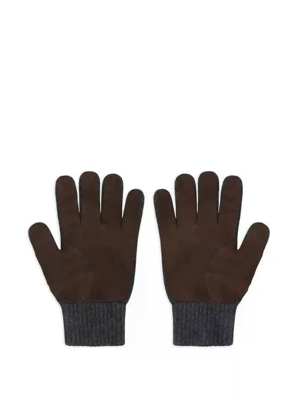 MOORER Easton Knitted Gloves - Grey