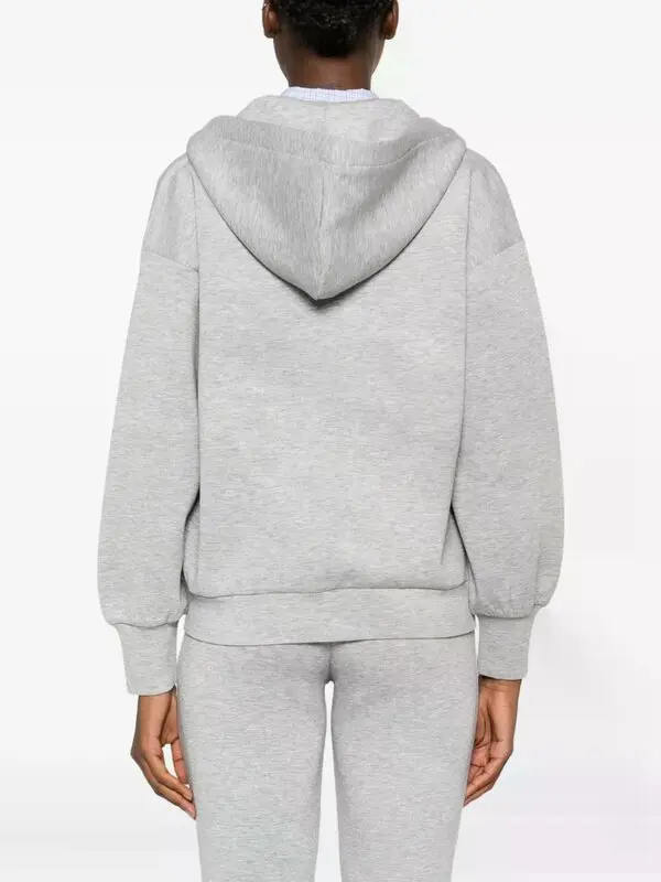 TWINSET Hooded Zip-up Top