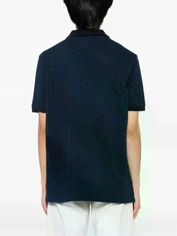 SANDBANKS Monogram-jacquard Polo Shirt