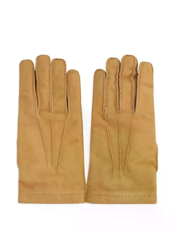 MOORER Narton Suede Gloves - Brown