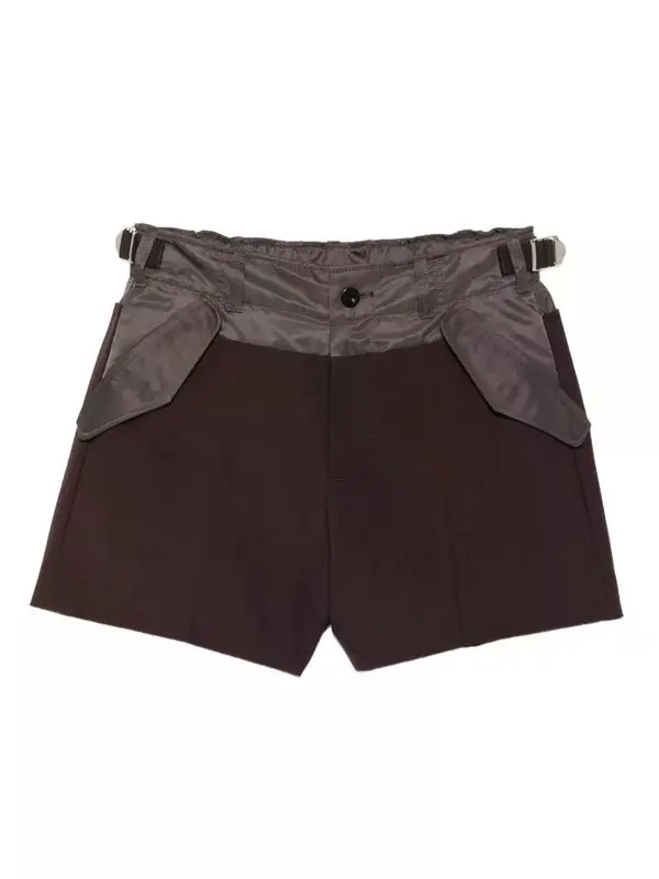 Sacai Paneled Tailored Shorts