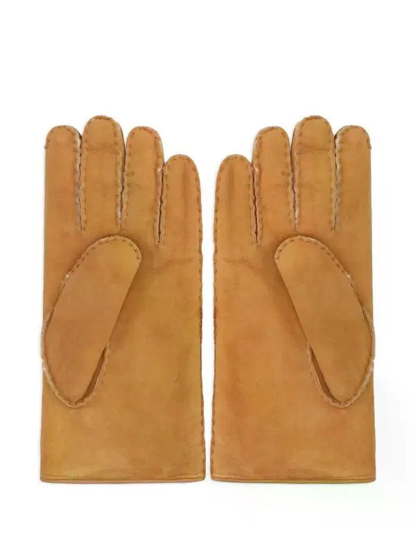 MOORER Hideko Suede Gloves - Brown