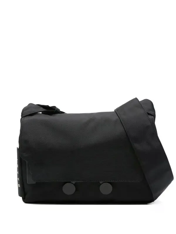 Marni Flap Messenger Bag - Black