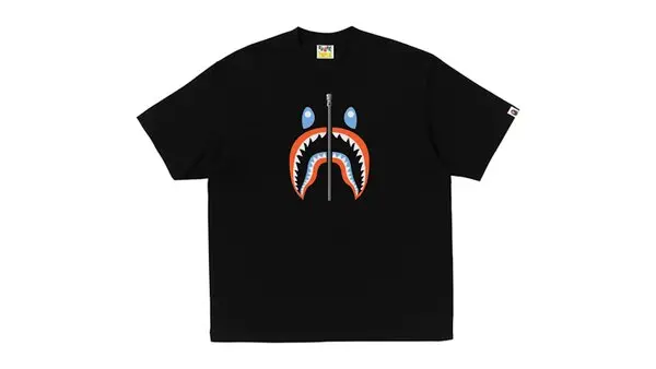 A BATHING APE Indonesia Shark Tee Shirt