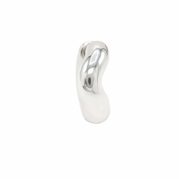 BONDEYE JEWELRY Cloud Ear Cuff - White Gold