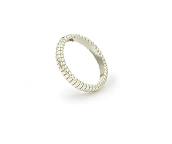 BONDEYE JEWELRY 14k Gold 4mm Band - White Gold