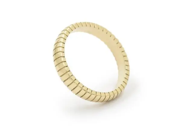 BONDEYE JEWELRY 14k Gold 4mm Band - Yellow Gold