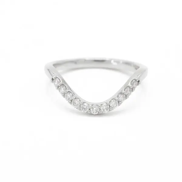 BONDEYE JEWELRY Dancing Diamond Ring - White Gold