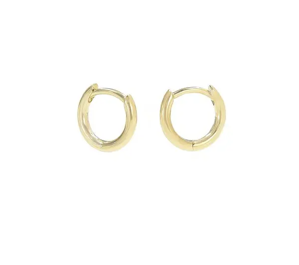 BONDEYE JEWELRY Natalie 14k Mini Hoop Earrings - Yellow Gold
