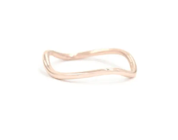 BONDEYE JEWELRY Wave Ring - Rose Gold
