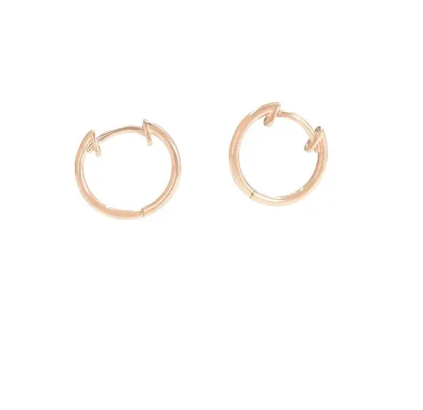 BONDEYE JEWELRY Dylan Hoop Earrings - Rose Gold