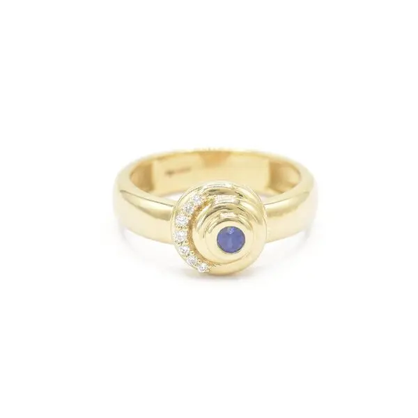 BONDEYE JEWELRY Khushi Ring - Blue Sapphire