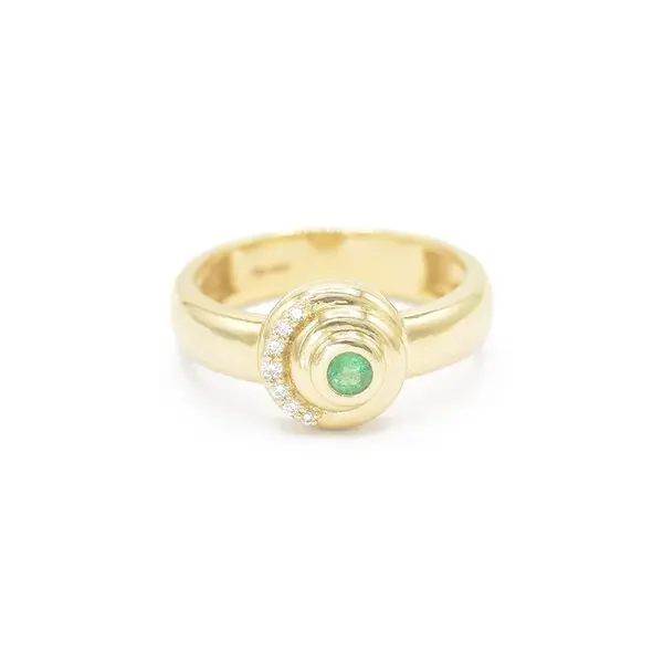 BONDEYE JEWELRY Khushi Ring - Emerald