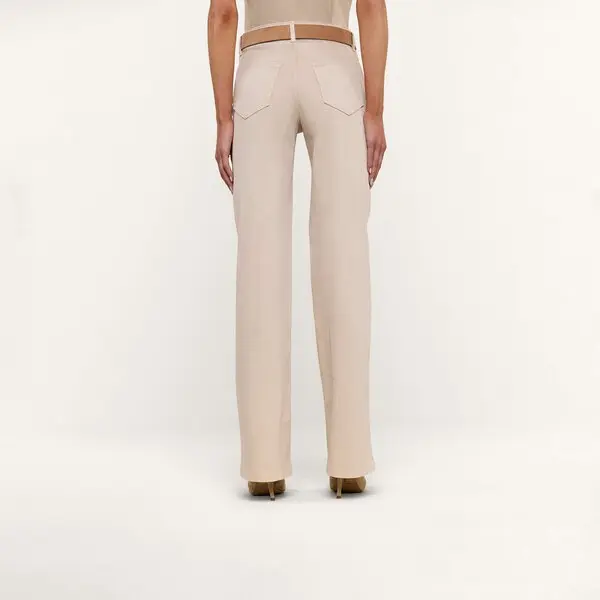 L'Agence Clayton Wide-leg Jean - Biscuit