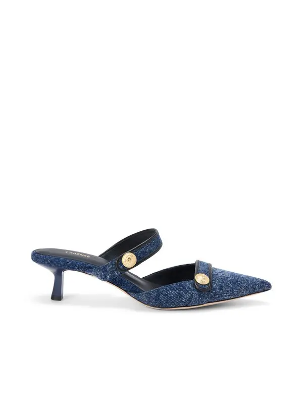 L'Agence Gilliane Denim Mule