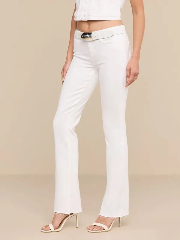 L'Agence Sneeki Low-rise Straight-leg Jean