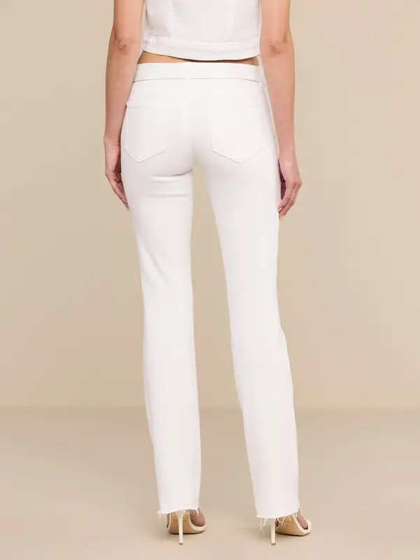 L'Agence Sneeki Low-rise Straight-leg Jean