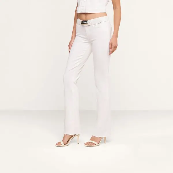 L'Agence Sneeki Low-rise Straight-leg Jean