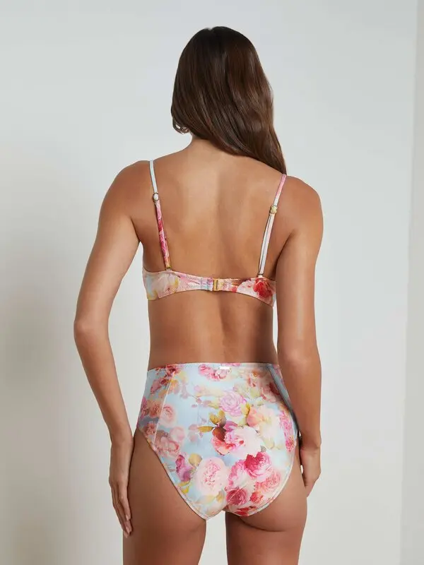 L'Agence Vanessa High-waisted Bikini Bottom