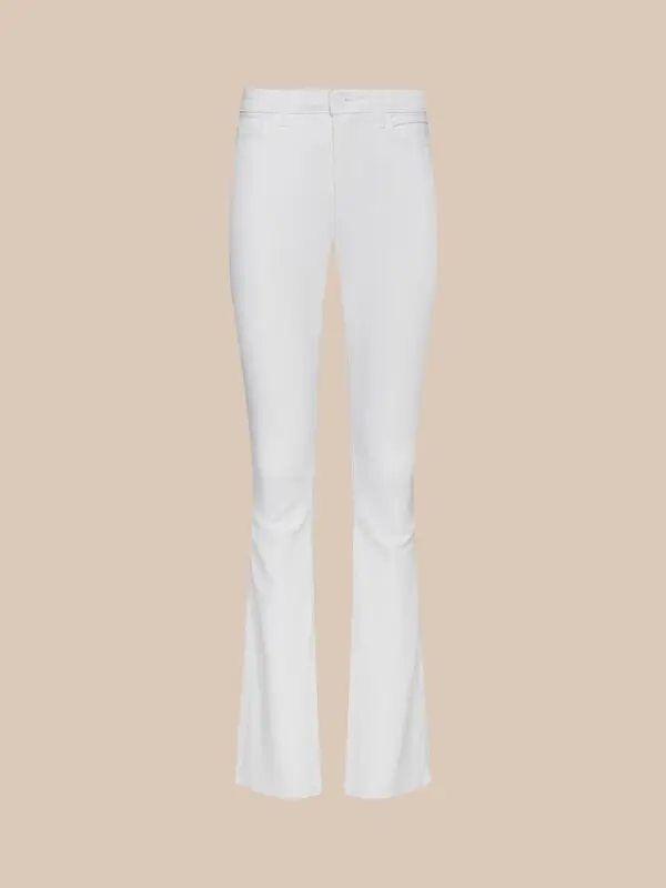 L'Agence Cara Low-rise Bootcut Jeans - Blanc