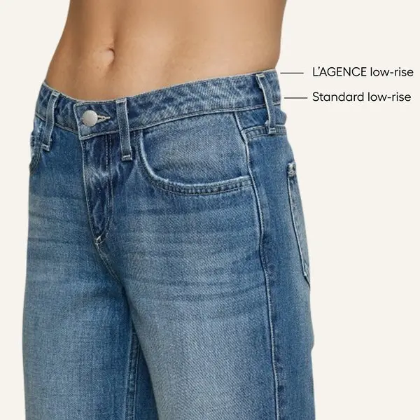 L'Agence Cara Low-rise Bootcut Jeans