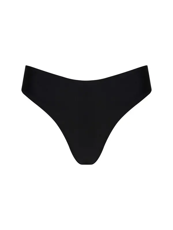 L'Agence Gianna Brazilian Bikini Bottom - Black