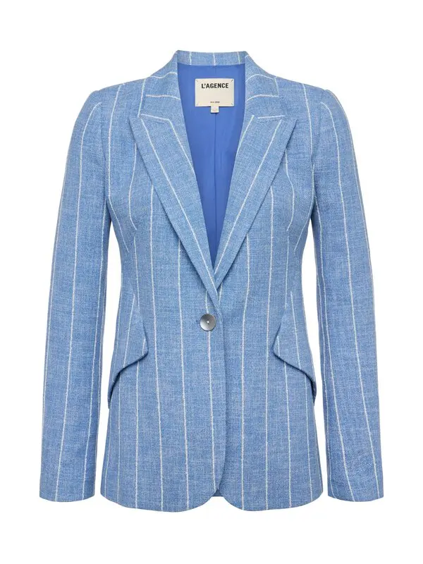 L'Agence Chamberlain Pinstriped Blazer