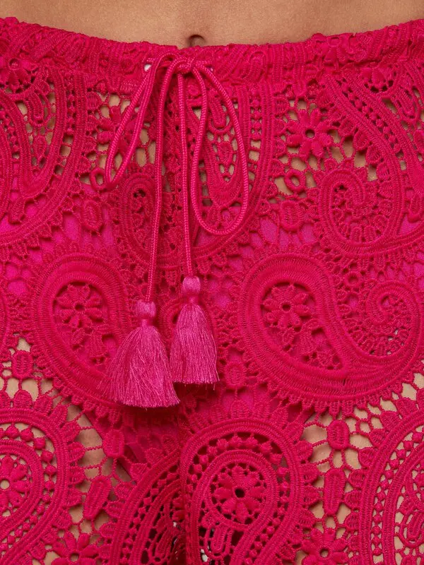 L'Agence Geraldine Cover-up Pants - Fuschia