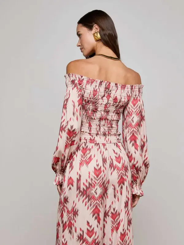 L'Agence Graciela Off-shoulder Top