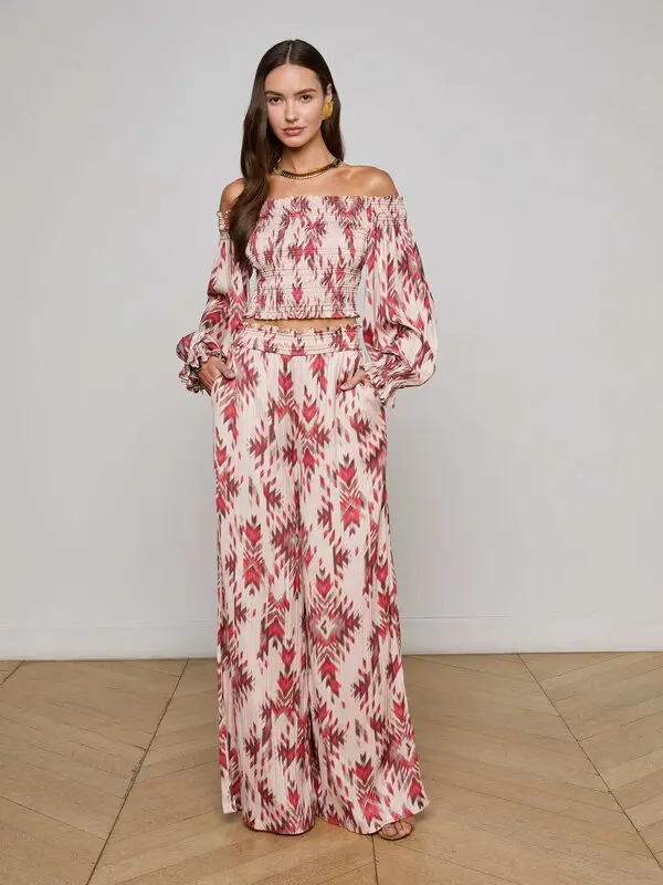 L'Agence Graciela Off-shoulder Top