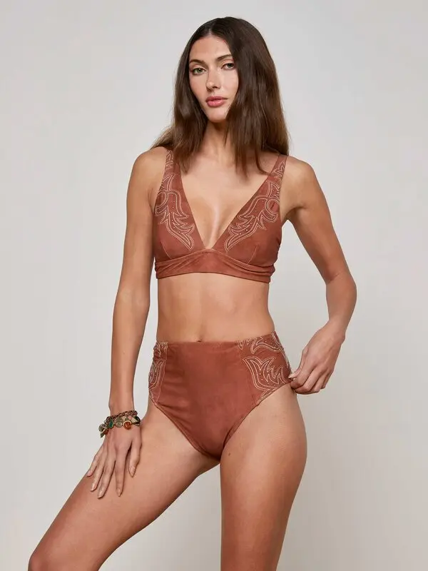 L'Agence Lexie Bikini Top - Bronze