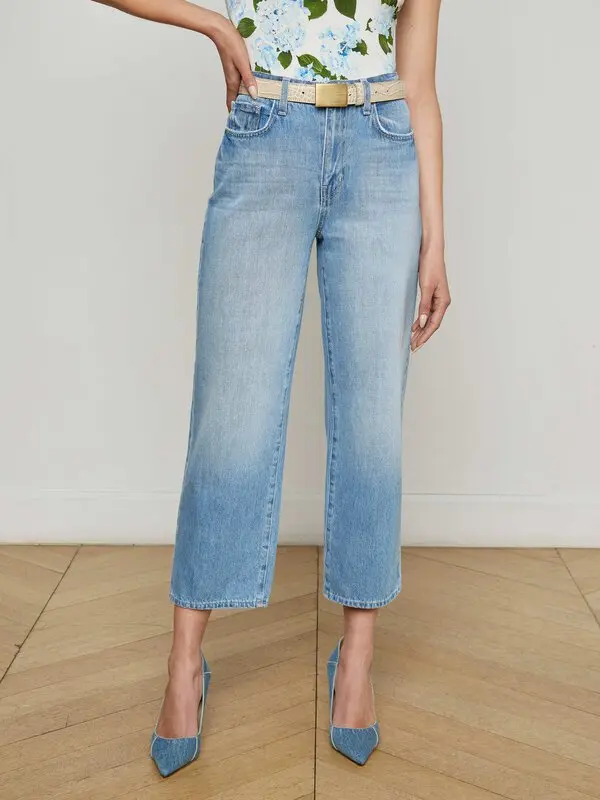 L'Agence June Cropped Stovepipe Jean