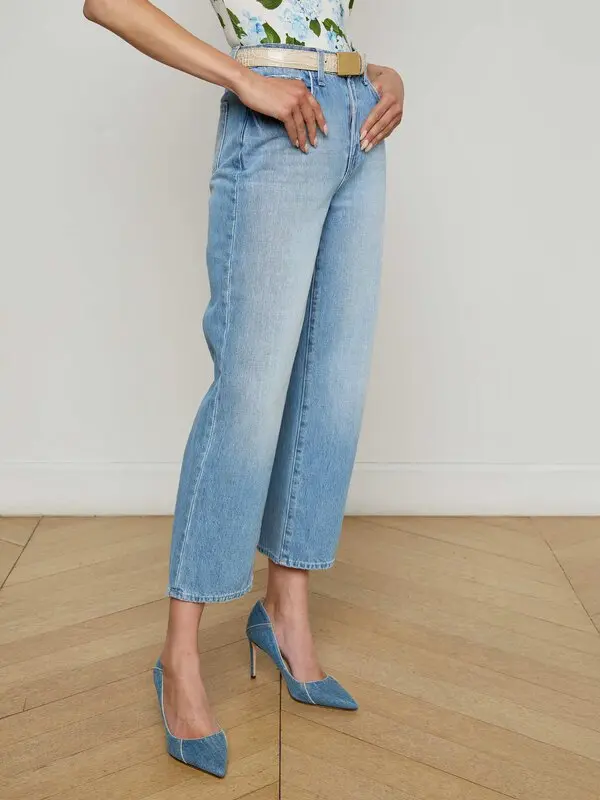 L'Agence June Cropped Stovepipe Jean