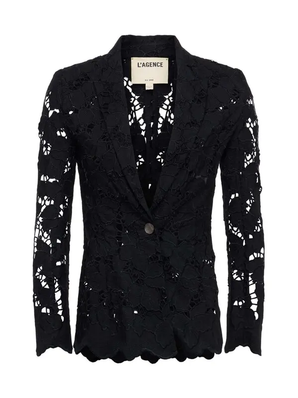 L'Agence Clementine Lace Blazer